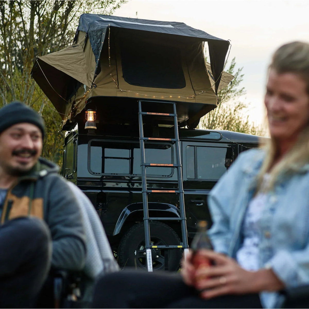 trekvoss - Dachzelt Vickywood Small Willow 160 ECO goldbraun